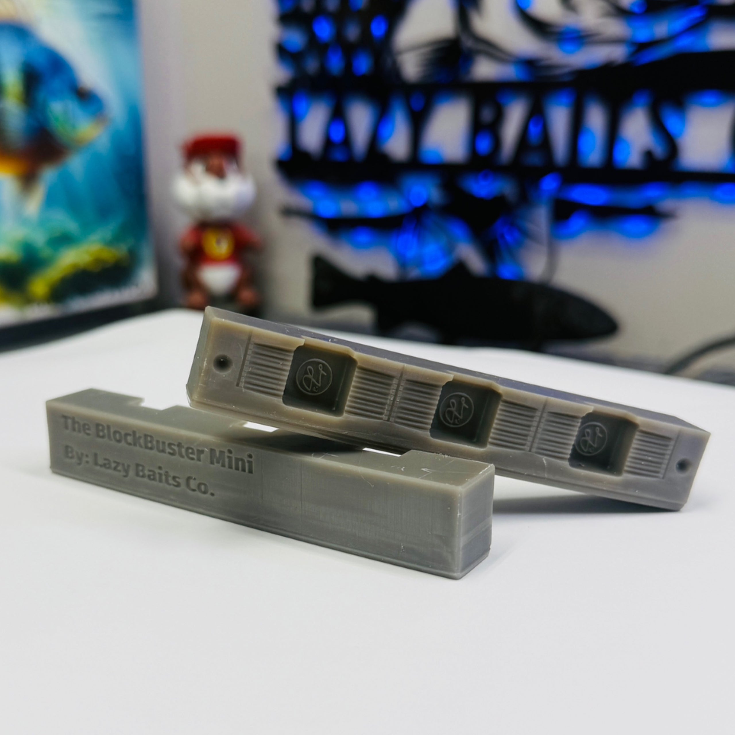 .5" Cube Bait Mold | The BlockBuster Mini | Lazy Baits Co.